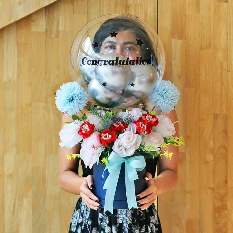 Jual Blue Velvet Balloon Artificial Harga Terbaik January 2024 | Outerbloom