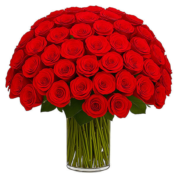 Jual Jual Bunga One Hundred Braveheart Red Roses Flower Table Harga ...